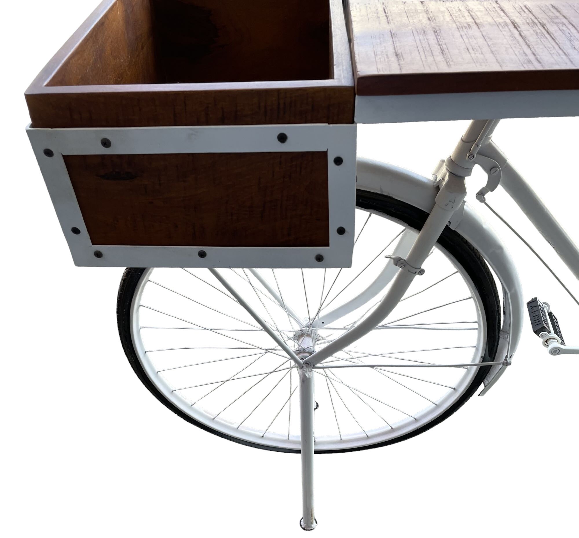 Vintage Bicycle Bar Sideboard Den Gameroom Buffet Server Console Table ...