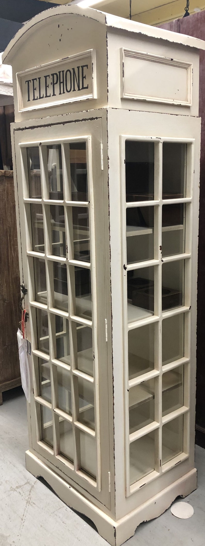 Telephone Booth Cabinet Display Case - Etsy