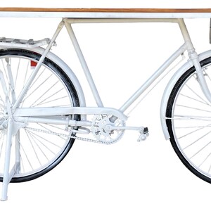 Vintage Bicycle Bar Sideboard Den Gameroom Buffet Server Console Table ...