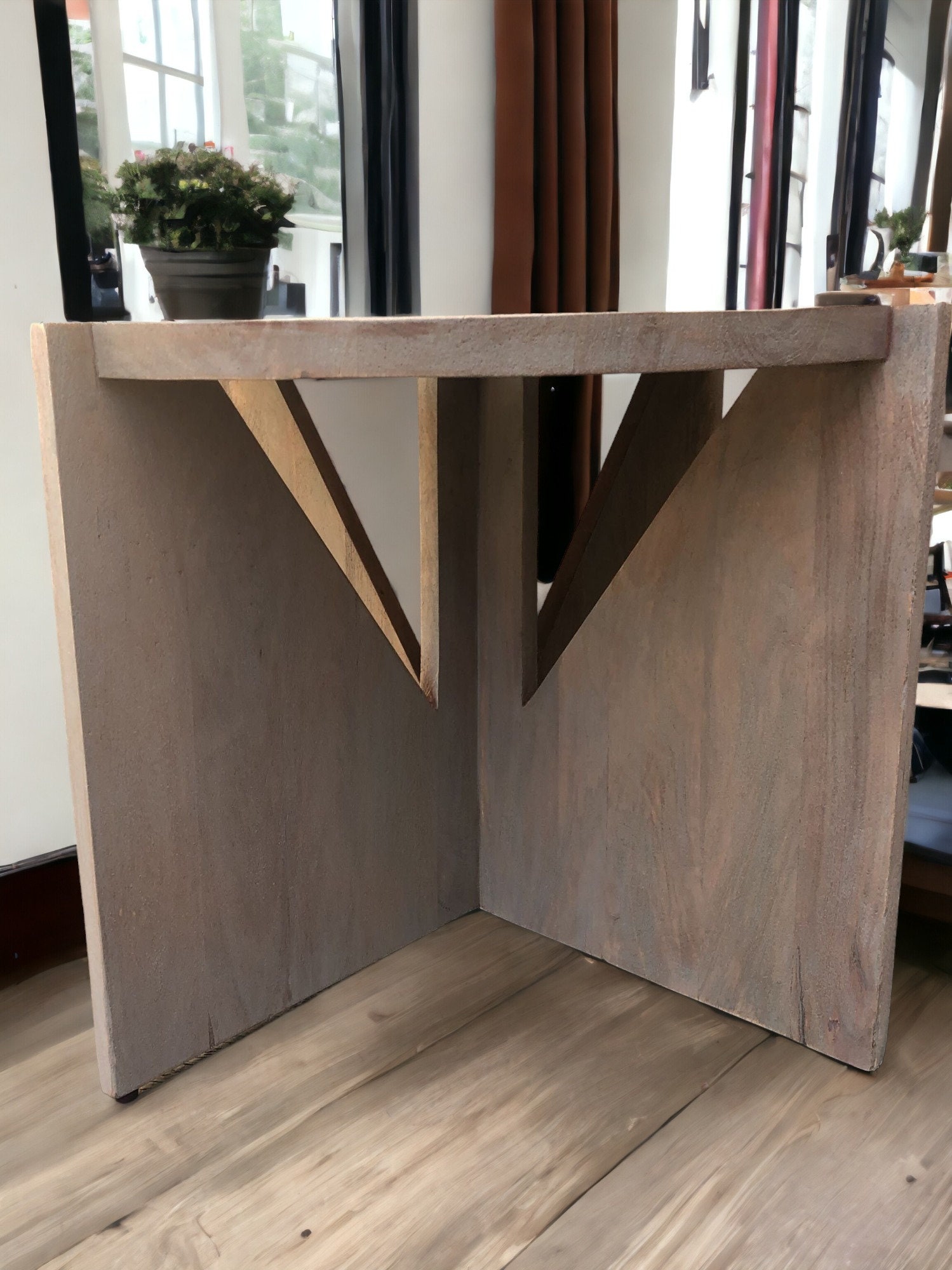 Round Pooja Coffee Table Accent Side Table - Etsy