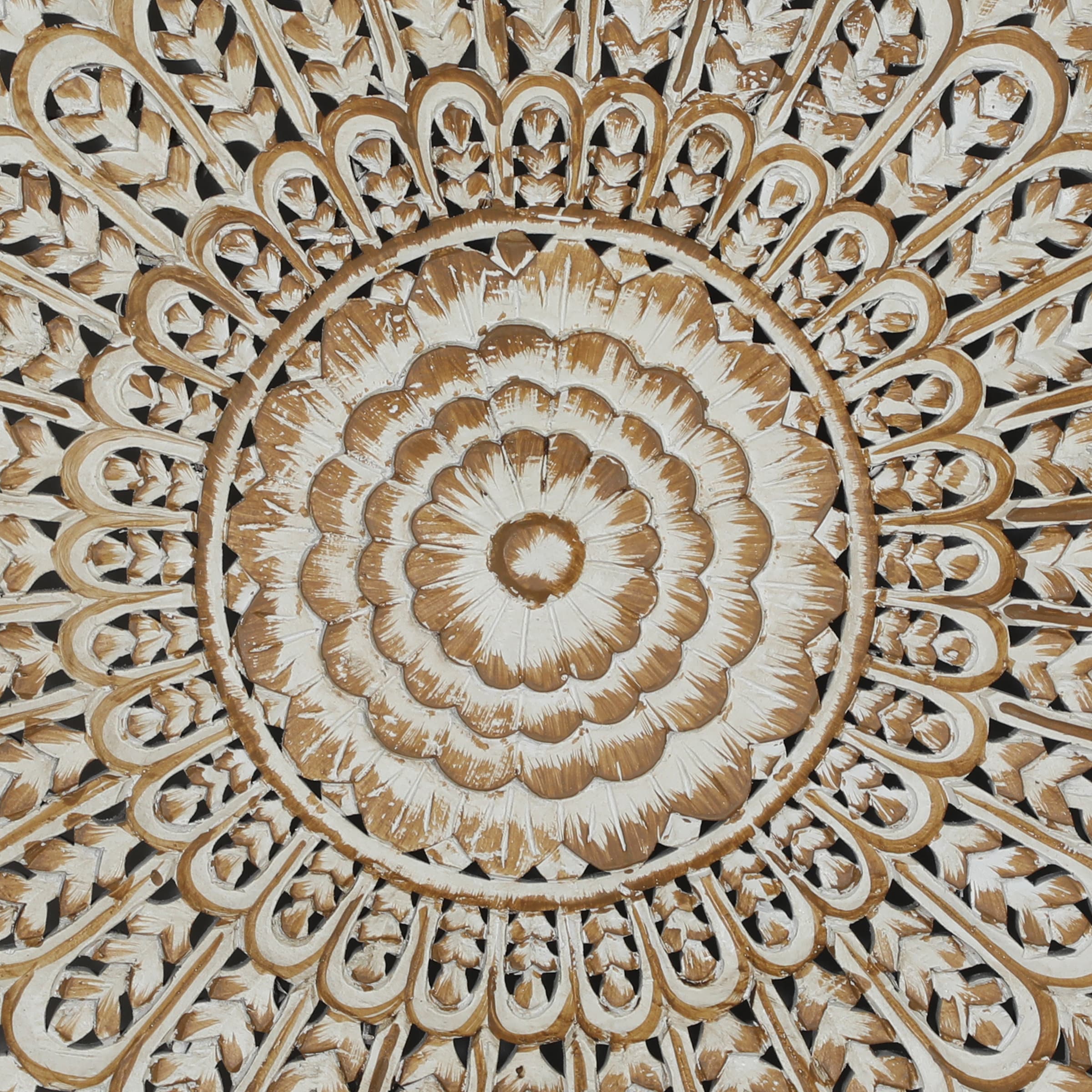 Large Wooden Round Wall Hanging Decor Wall Art Architectural - Etsy