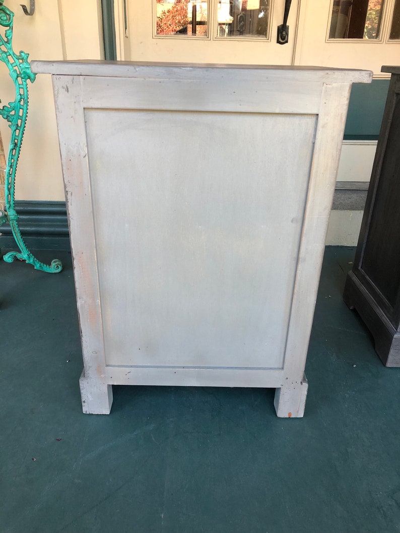 Shutter End Tables With Drawer and Shelving - Etsy