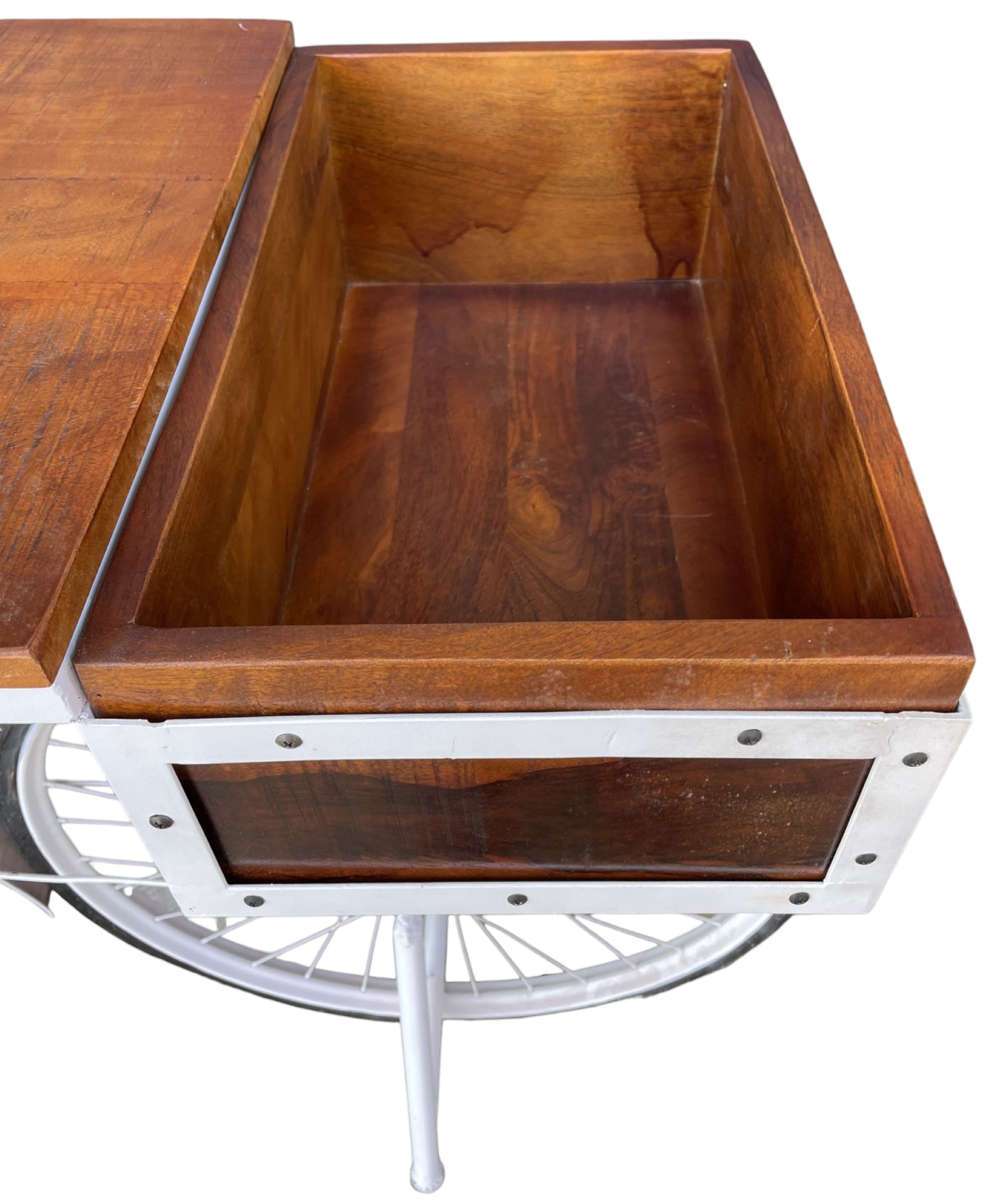 Vintage Bicycle Bar Sideboard Den Gameroom Buffet Server Console Table ...