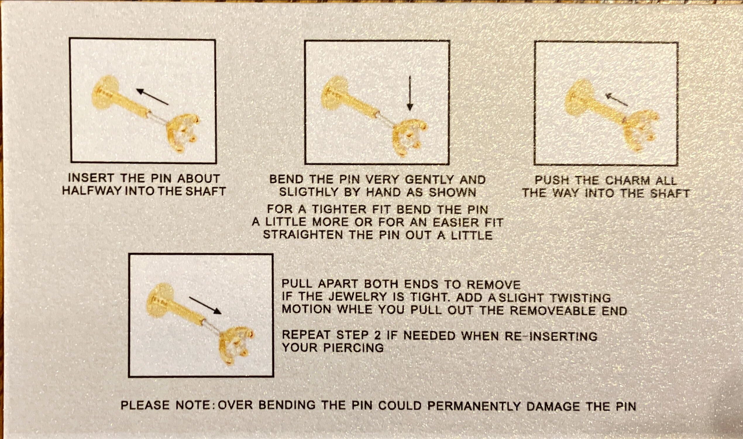 Diamond Double Stone Threadless Push Pin Cartilage - Etsy