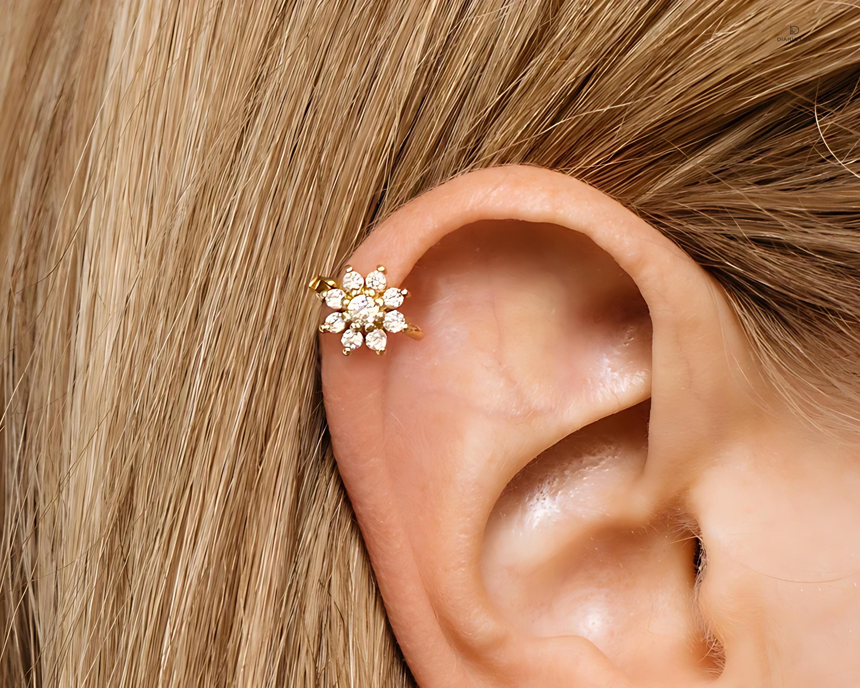 Upper ear lobe studs Etsy