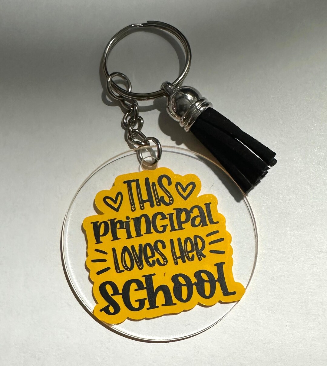 School Staff Appreciation Acrylic Keychains - Etsy