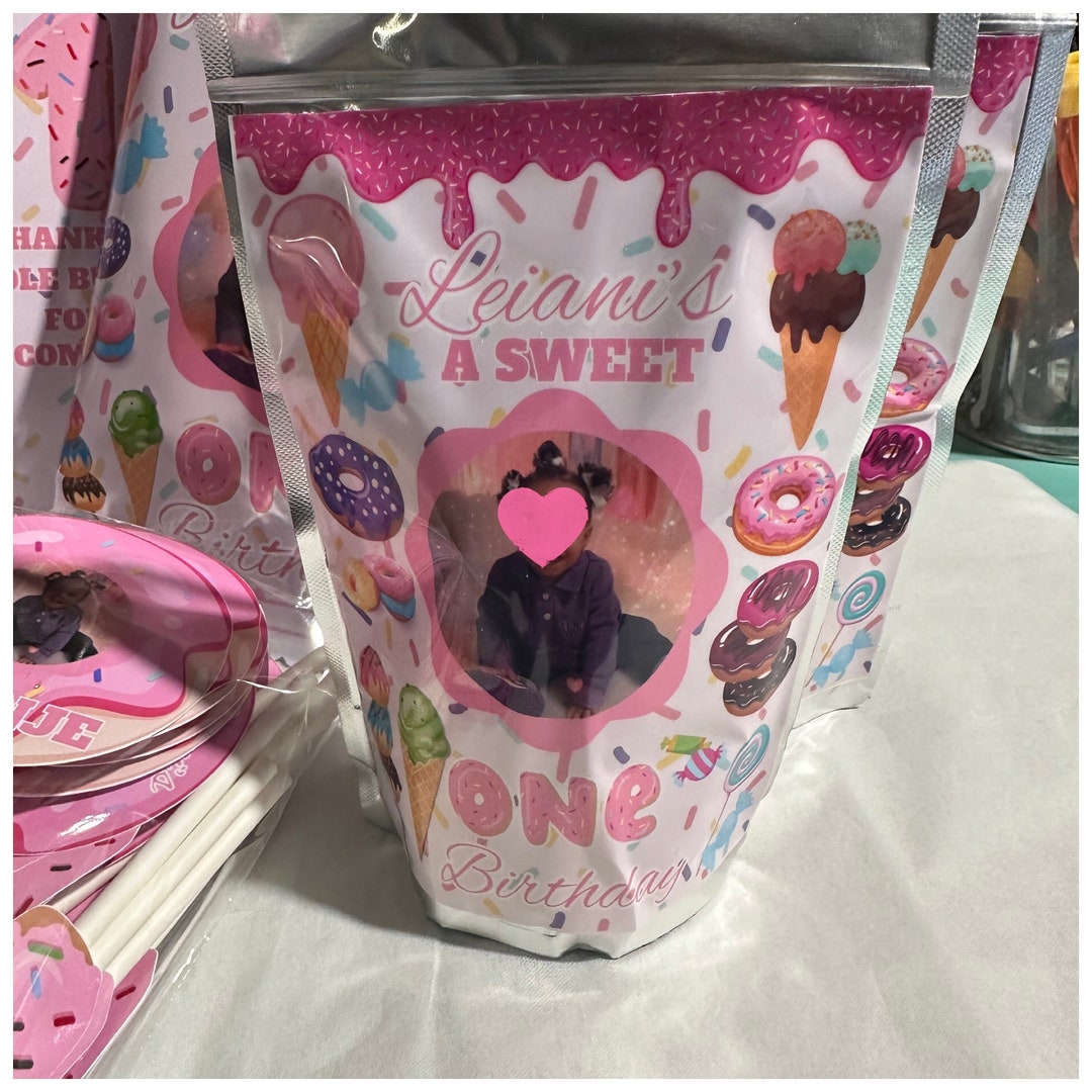 Customizable Party Treat Wrapper & Labels 12 Count - Etsy