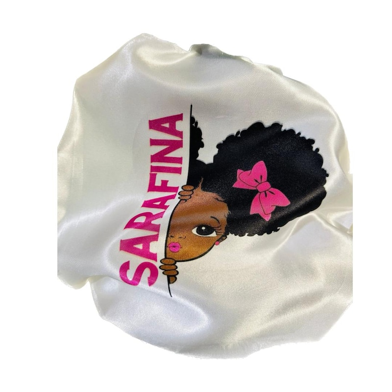 Kids Custom Hair Bonnet - Etsy