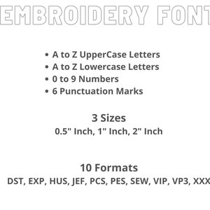 English Embroidery Font Designs, Alphabets and Numbers, 3 Sizes, 10 ...
