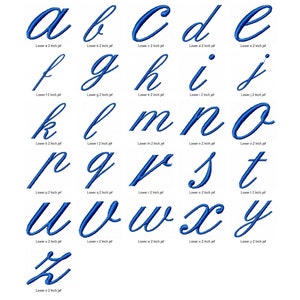 English Embroidery Font Designs, Alphabets and Numbers, 3 Sizes, 10 ...