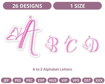 Royal Alphabet Embroidery Design Font Instant Download - Etsy