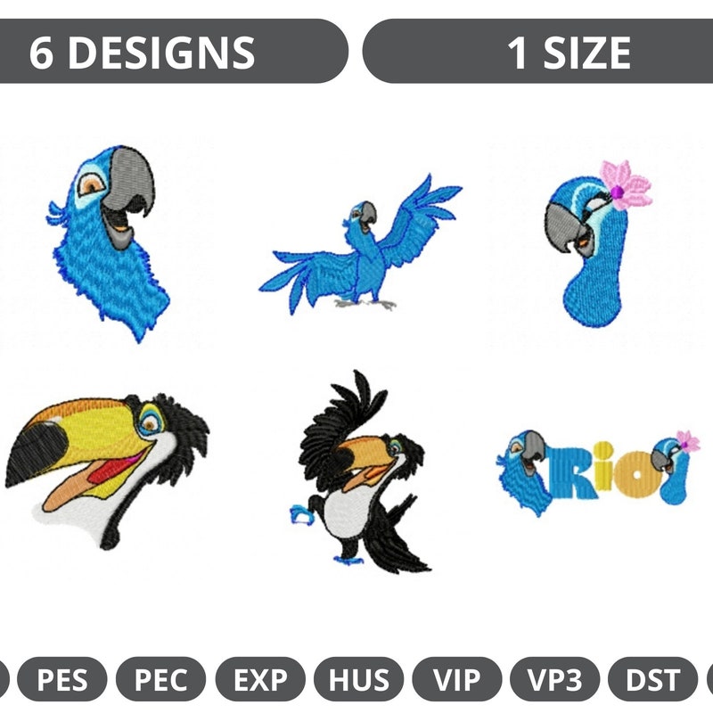 Rio Bird Png - Etsy