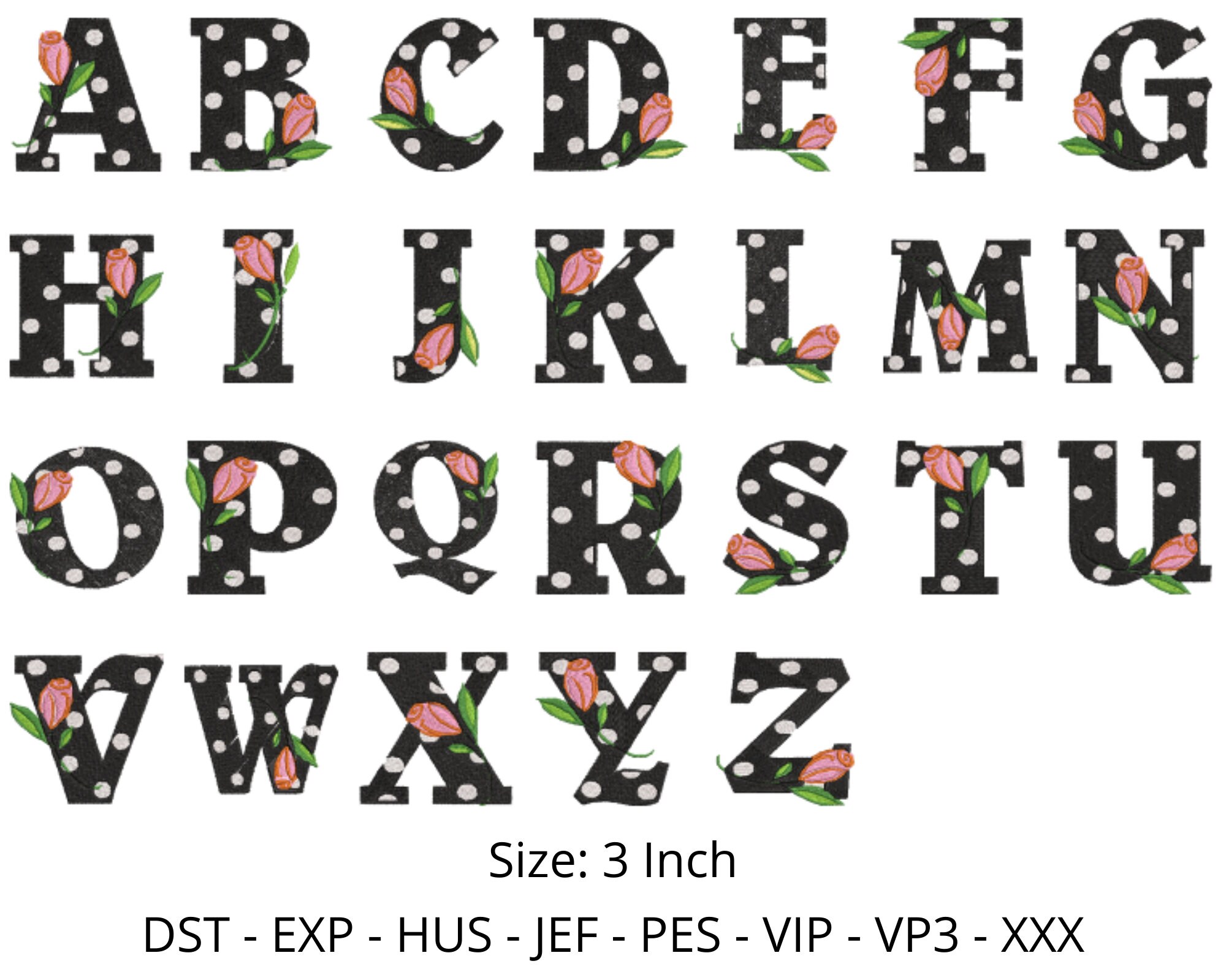 9 Creative Embroidery Font Bundle 1 Size 8 Formats Instant - Etsy