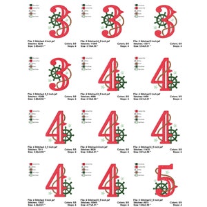 36 Types Maritime Alphabet Letters & Numbers Embroidery Designs – 7 ...