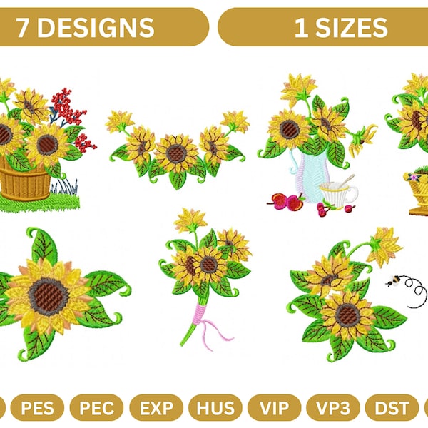 Sun Machine Embroidery Designs - Etsy