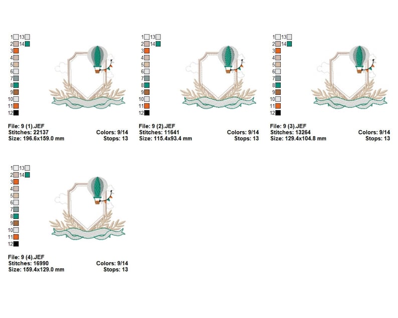 Frame Embroidery Design Machine Embroidery Pattern Instant - Etsy