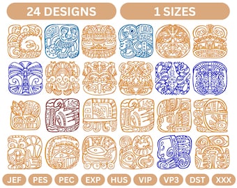 Mayan Embroidery - Etsy