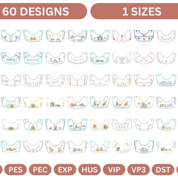 Bib Embroidery - Etsy