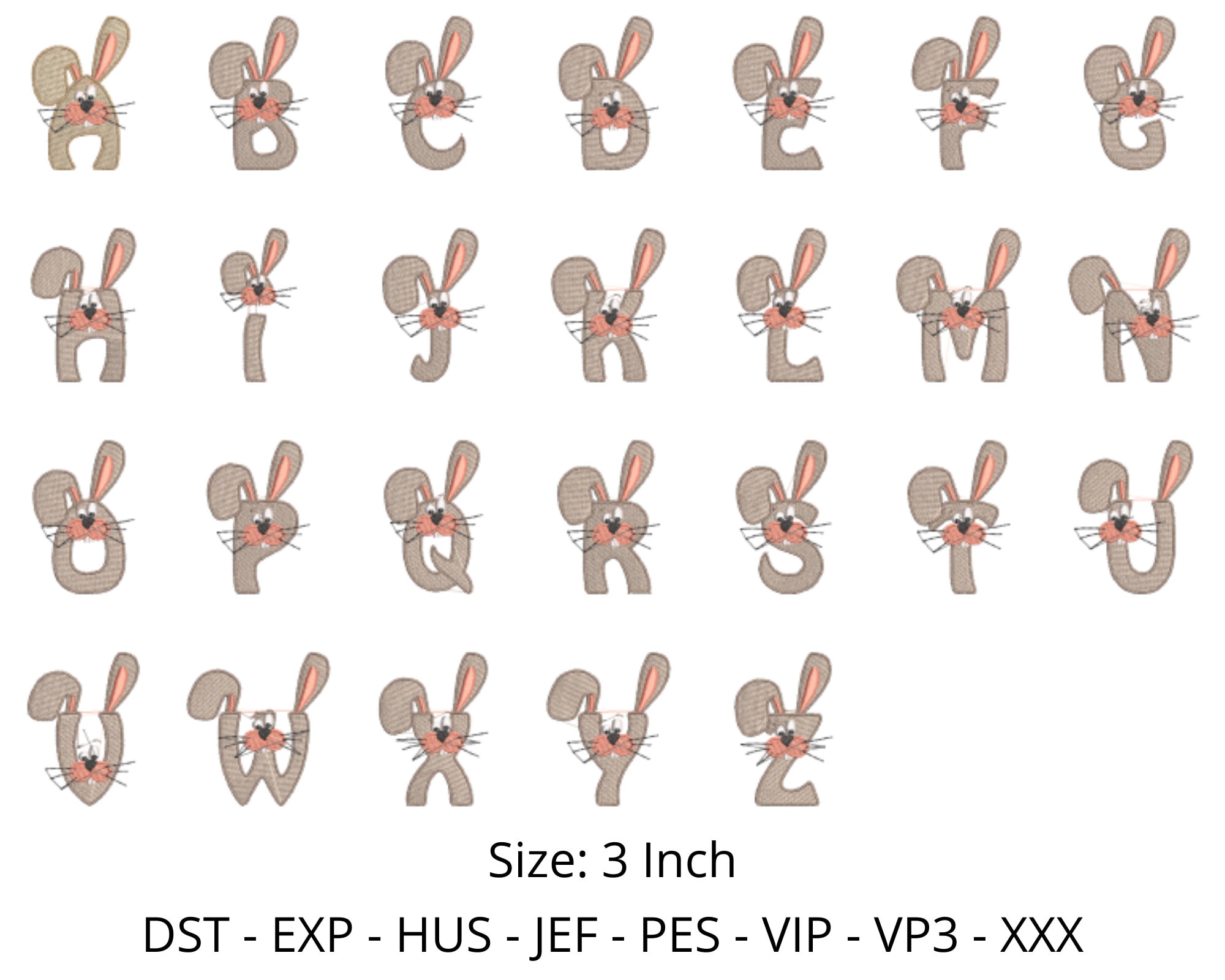 9 Creative Embroidery Font Bundle 1 Size 8 Formats Instant - Etsy