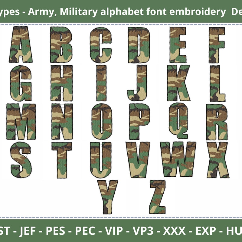 Military Embroidery - Etsy