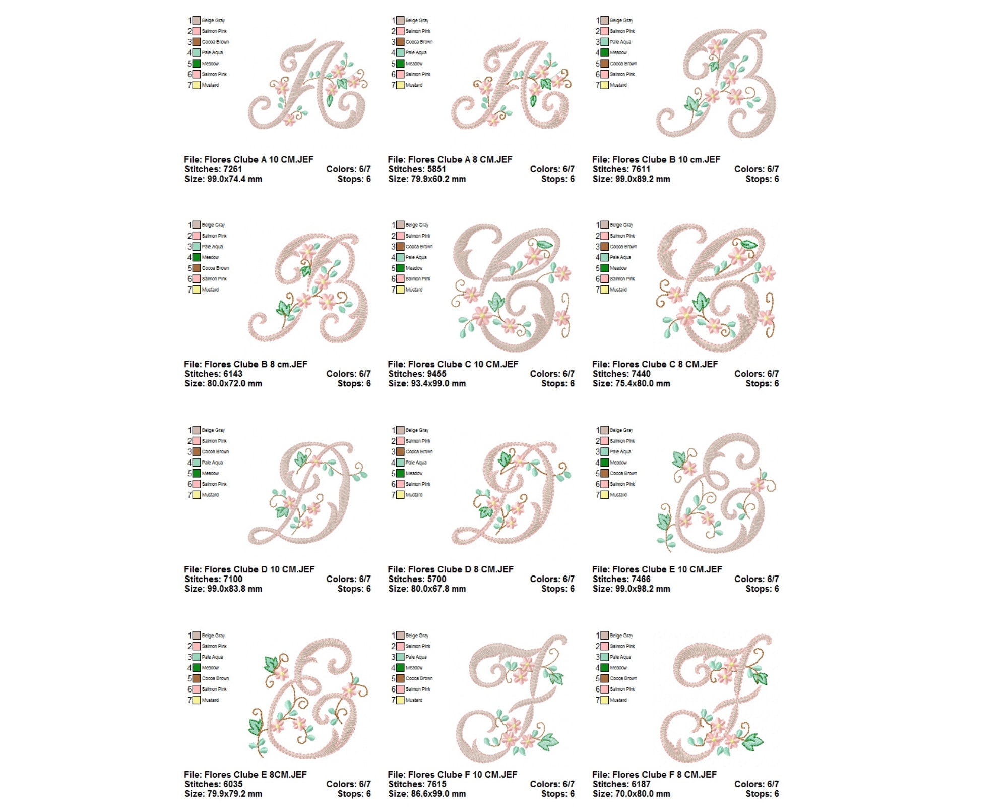Font Machine Embroidery Design Alphabet Design Instant - Etsy