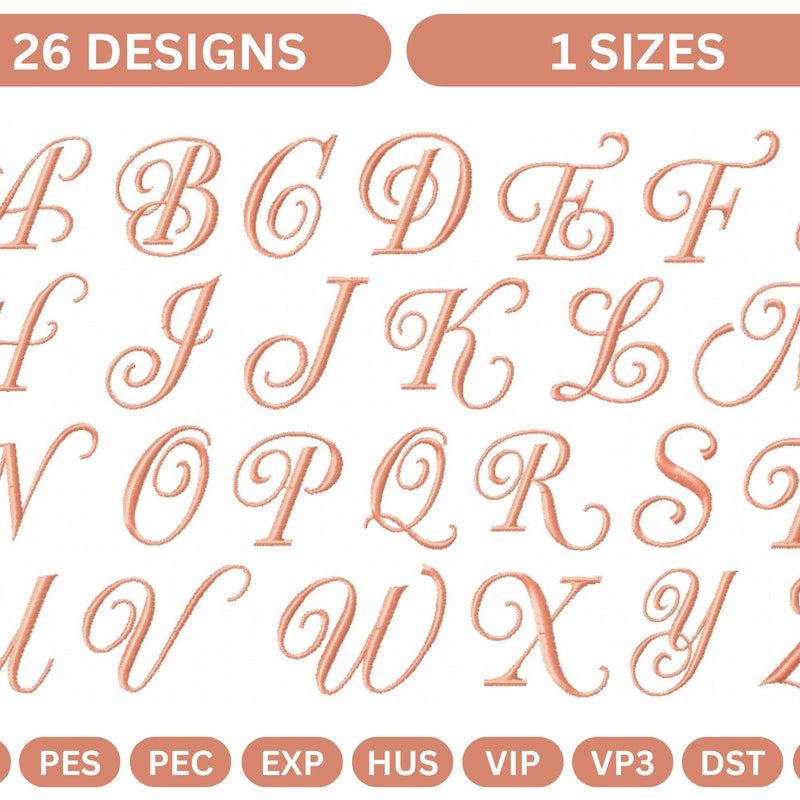 Embroidery Alphabet - Etsy