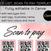 Scan to Pay Template Pink, Scan and Pay Sign, Printable QR Code Sign ...