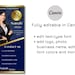 Tax Preparer Retractable Banner Template, Blue and Gold Design (canva ...