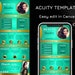 Acuity Template Blue Gold, Acuity Scheduling Template Emerald, Acuity ...