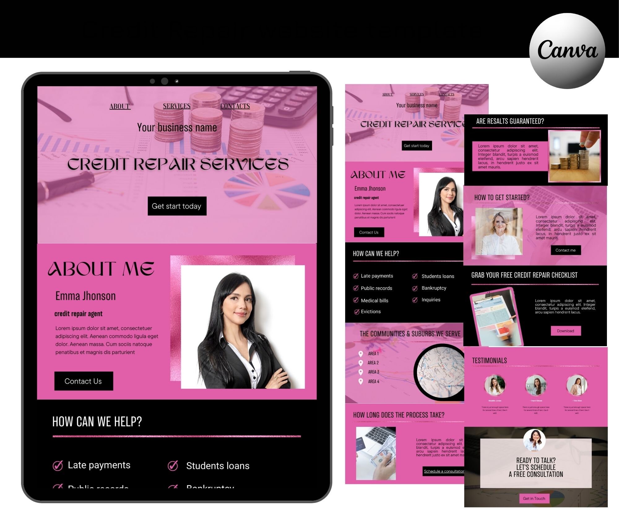 Credit Repair Kit, Credit Repair Flyer Bundle, Credit Repair Branding ...