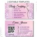 Body Sculpting Business Card, Purple Body Contouring Card Template ...