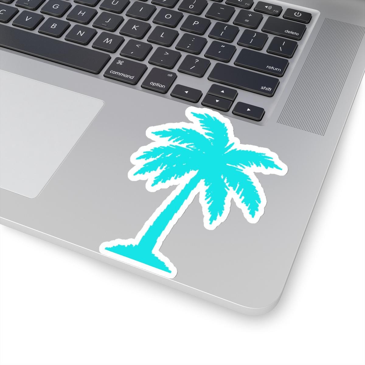 8-bit Palm Tree Vinyl Sticker, Retro Gamer Laptop Decal - Etsy