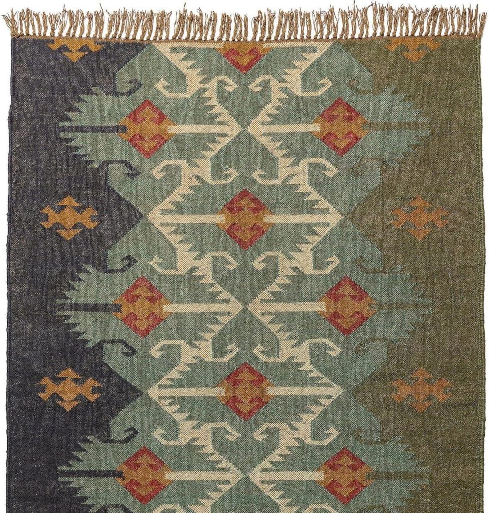 8x10 Ft Large Kilim Rug, Handwoven, Wool and Jute Rug Handmade, Kilim ...