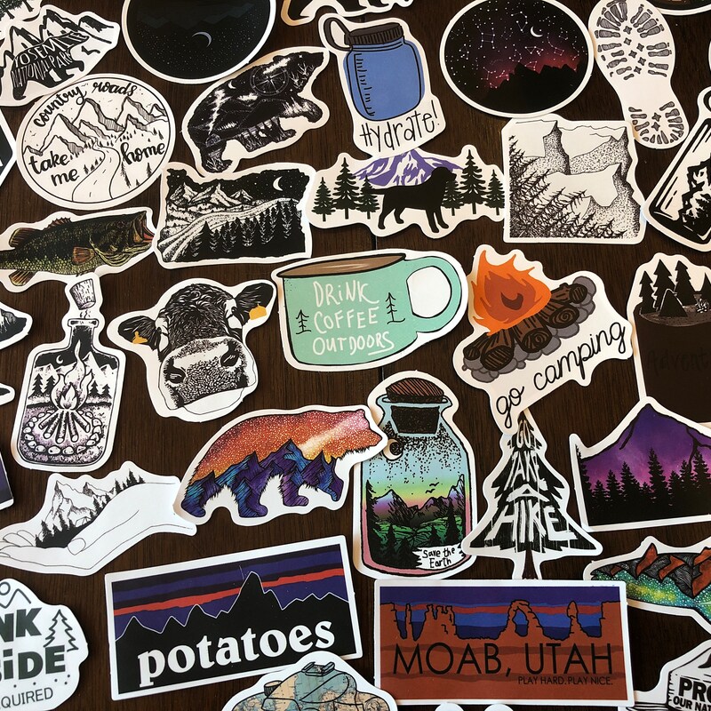 Outdoor Stickers - Etsy