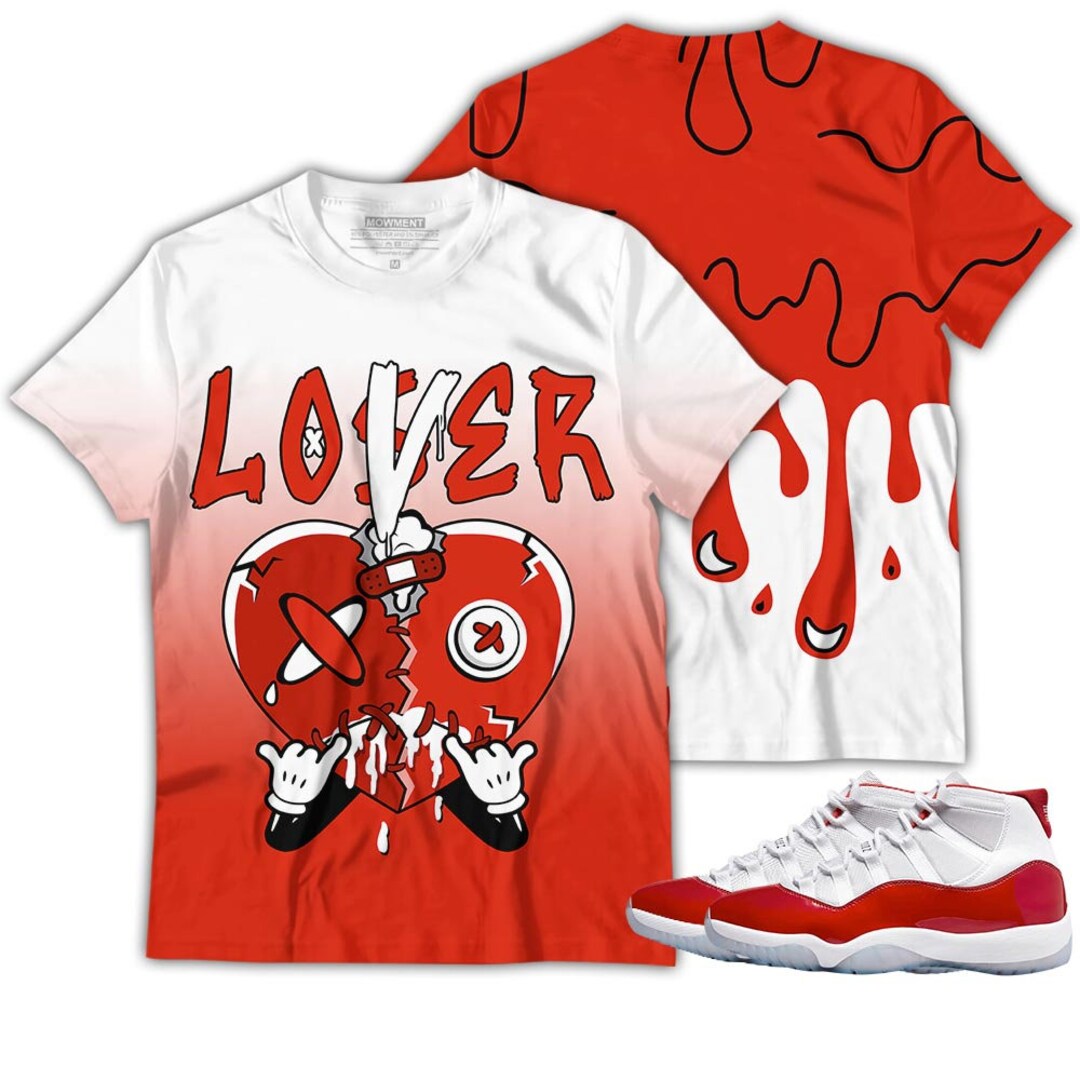 Dripping Loser Lover Drip Heart Unisex Sneaker Shirt Match - Etsy
