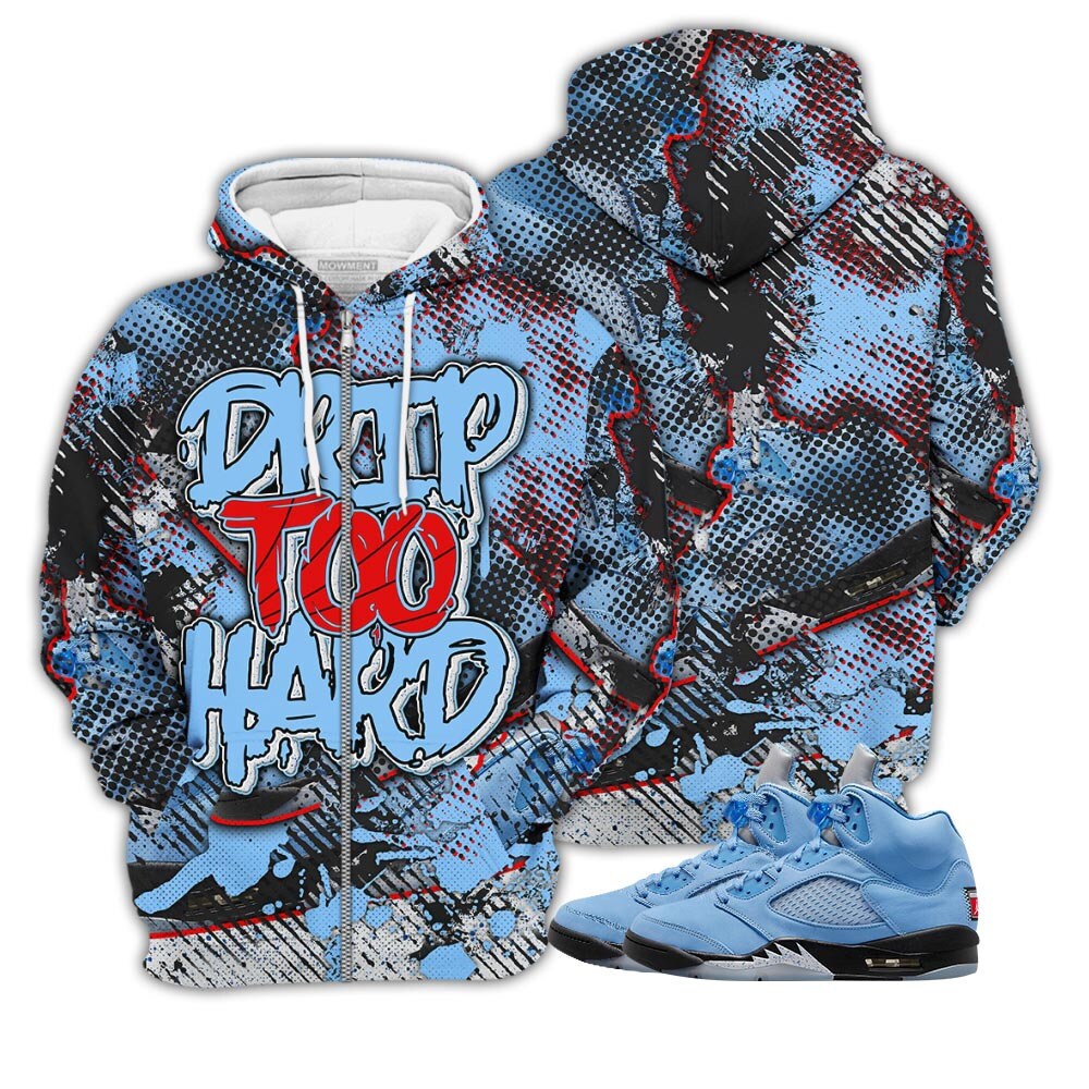 Dirty Drip Too Hard Shirt Match Retro University Blue 5s sold by Gaurav ...