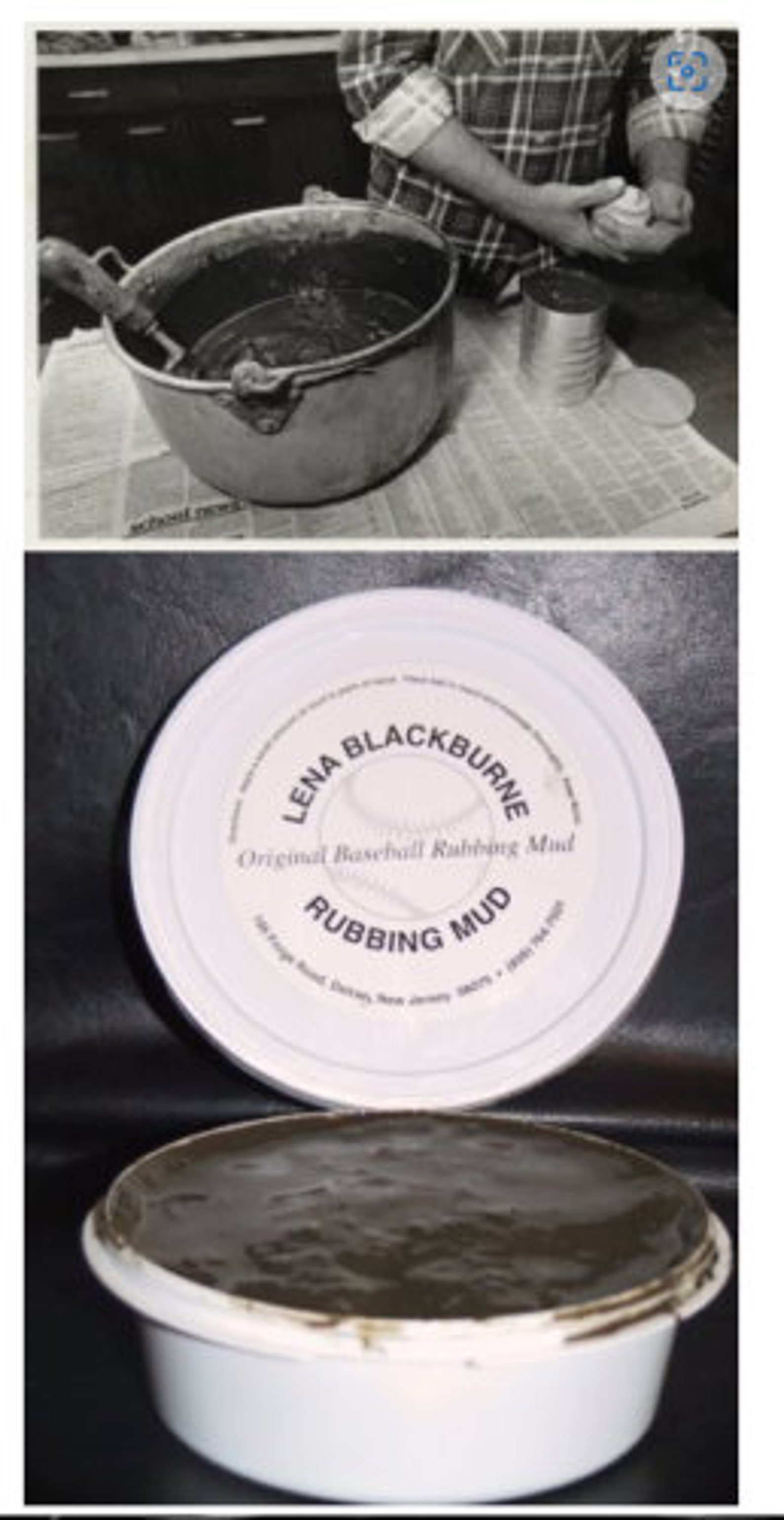 Legendary Lena Blackburne Original Football and Baseball Rubbing Mud ...