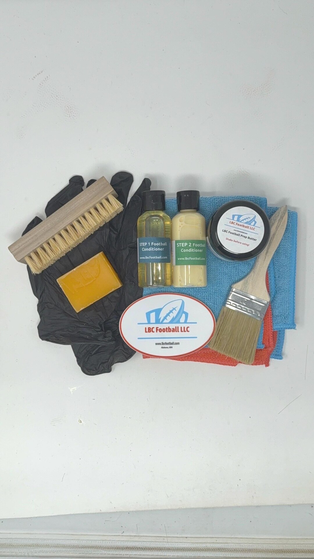 LBC Football Game Prep Kit Conditioner, Brush, and Tack Bar - Etsy ...