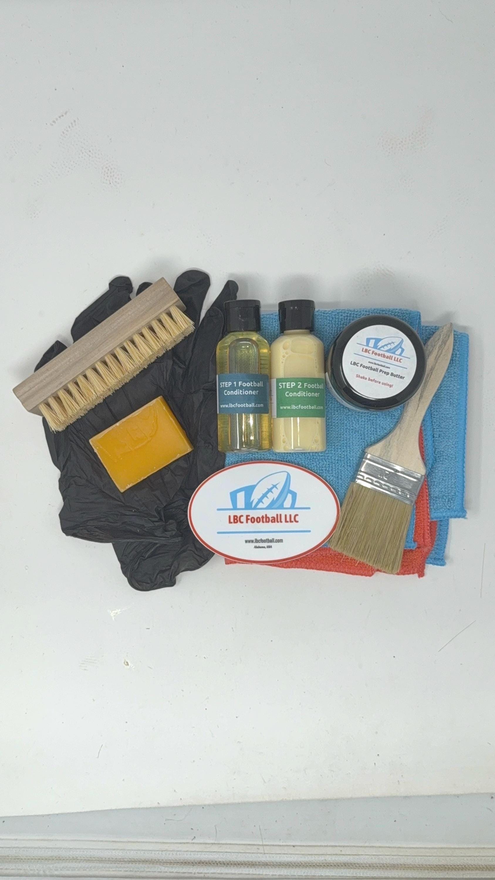 LBC Football Game Prep Kit Conditioner, Brush, and Tack Bar - Etsy ...