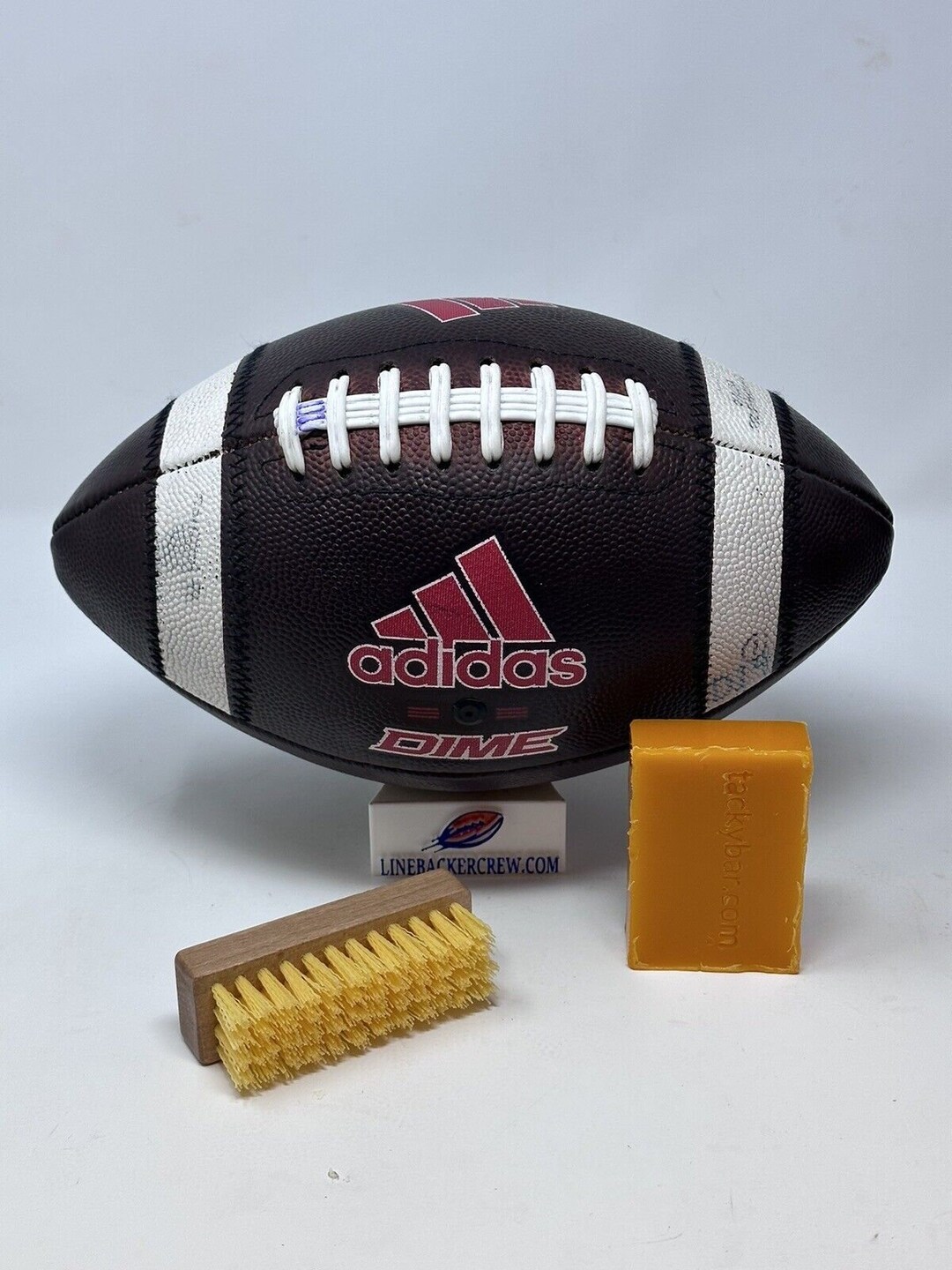 FULL-SIZE Tackybar Football Tack Bar + Brush Kit - Game Prepped Leather ...