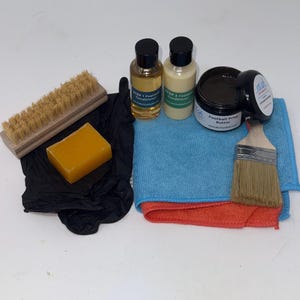 LBC Football Game Prep Kit Conditioner, Brush, and Tack Bar - Etsy ...