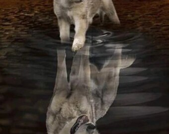 Reflection Painting - Etsy