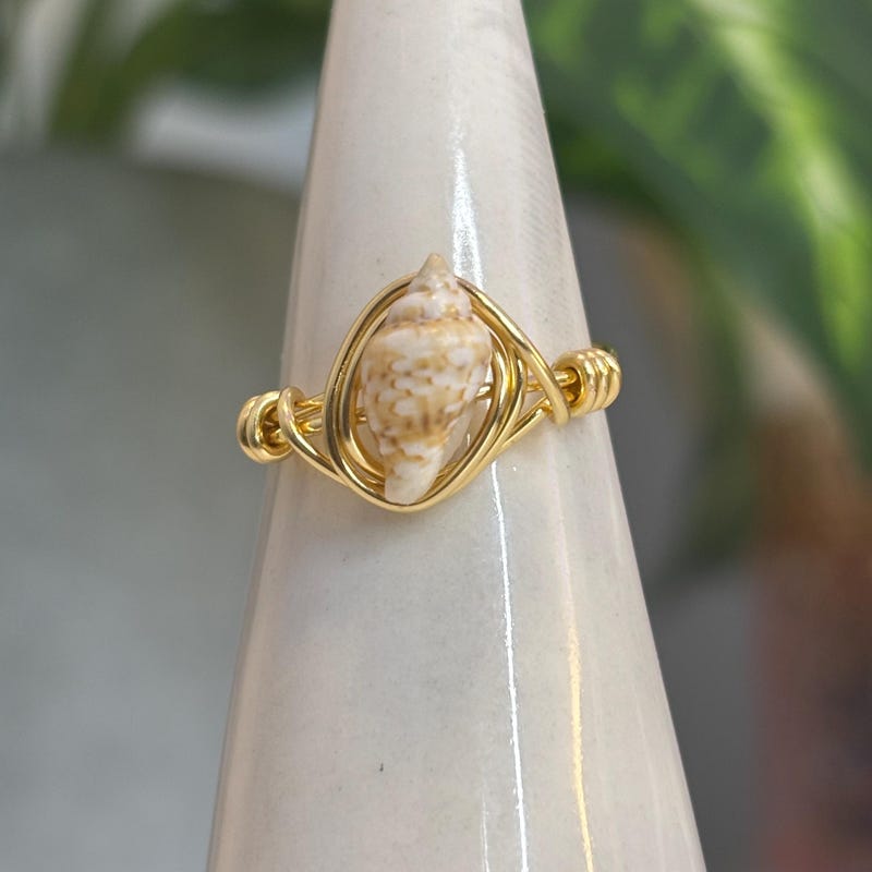 Seashell Ring - Etsy