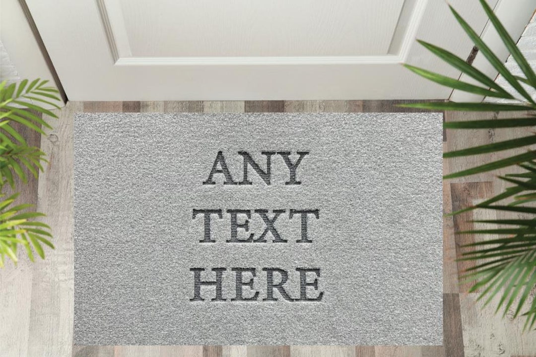 Personalised Coir Door Mat: Precision Laser-etched Design, Heavy-duty ...