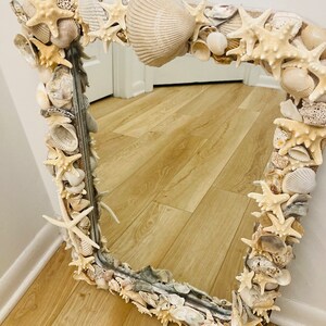 Shell Frame Mirror, Free Shipping - Etsy