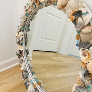 Custom Shell Frame Mirror, Hanging; 24x24 - Etsy