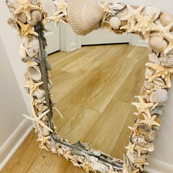 Sea Shell Mirror - Etsy