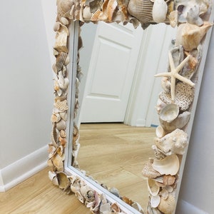 Shell Frame Mirror, Free Shipping - Etsy