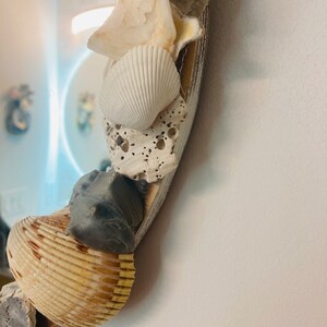 Round Shell Mirror - Etsy