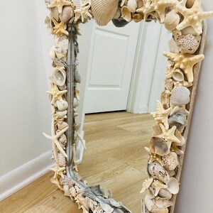 Shell Frame Mirror, Free Shipping - Etsy